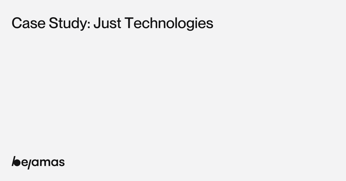 Case Study: Just Technologies - Bejamas