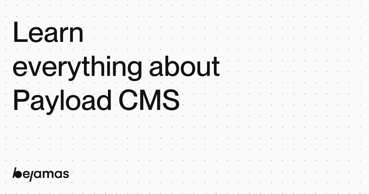 Payload CMS Review and Features - Bejamas