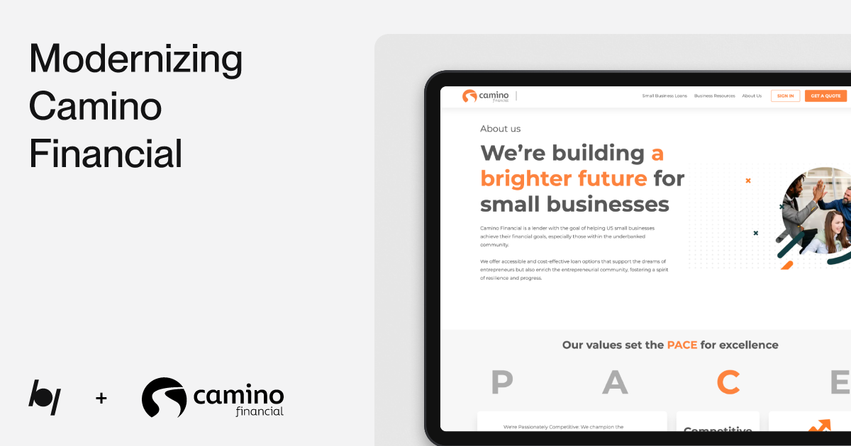 Modernizing Camino Financial - Bejamas