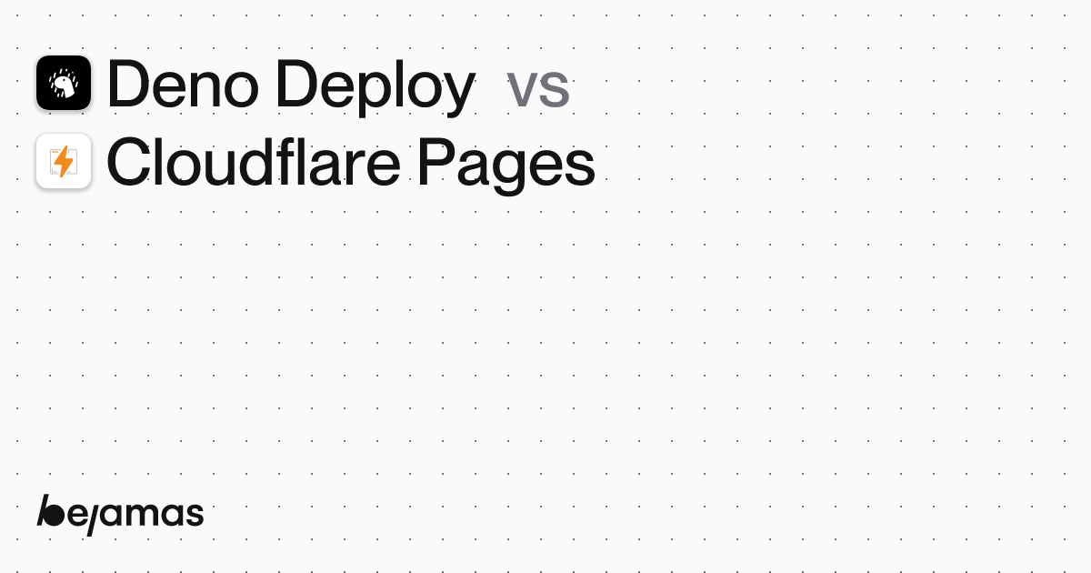 Cloudflare Pages vs Deno Deploy