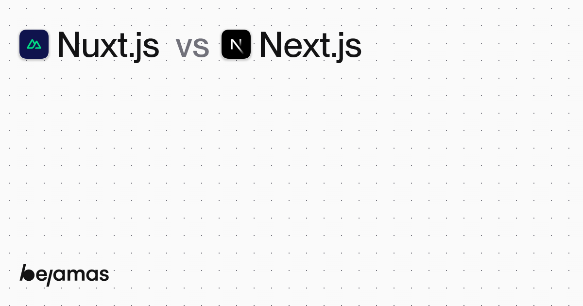 Next.js vs Nuxt.js