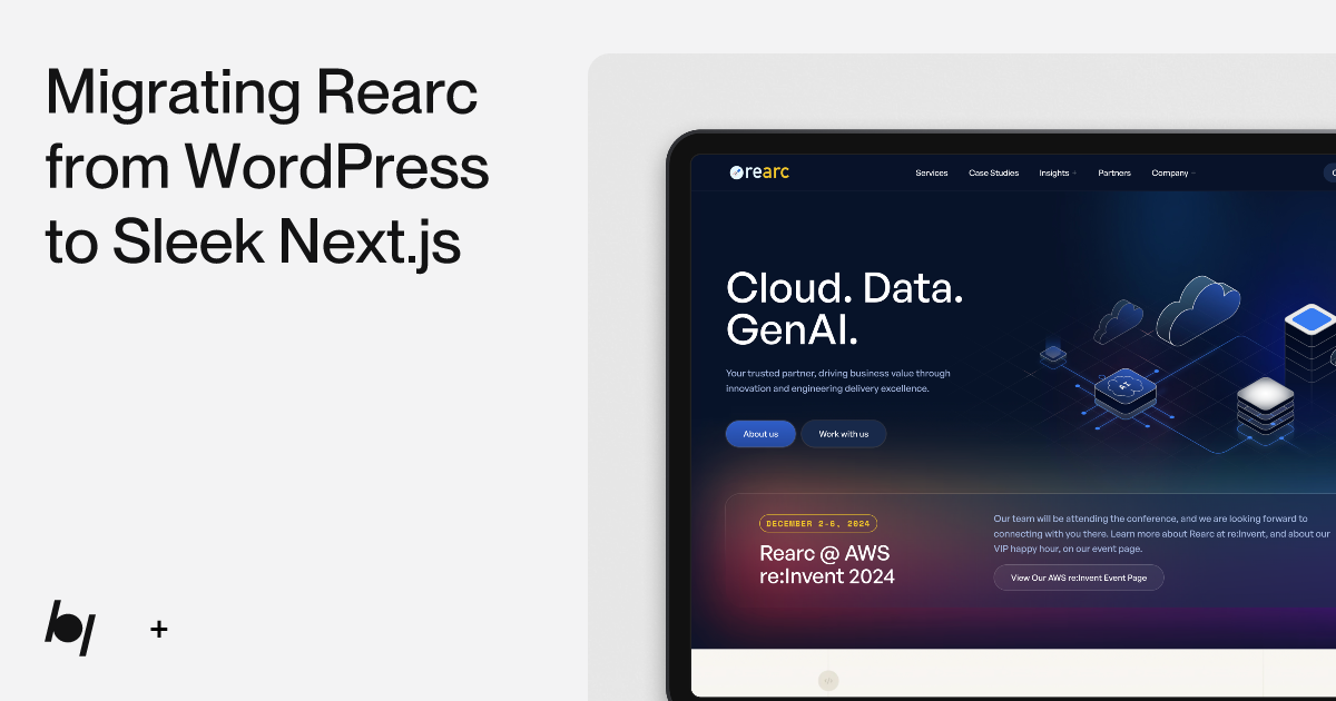 Migrating Rearc from WordPress to Sleek Next.js - Bejamas